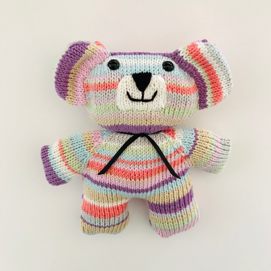 Pastel Colored Teddy Bear - Etsy