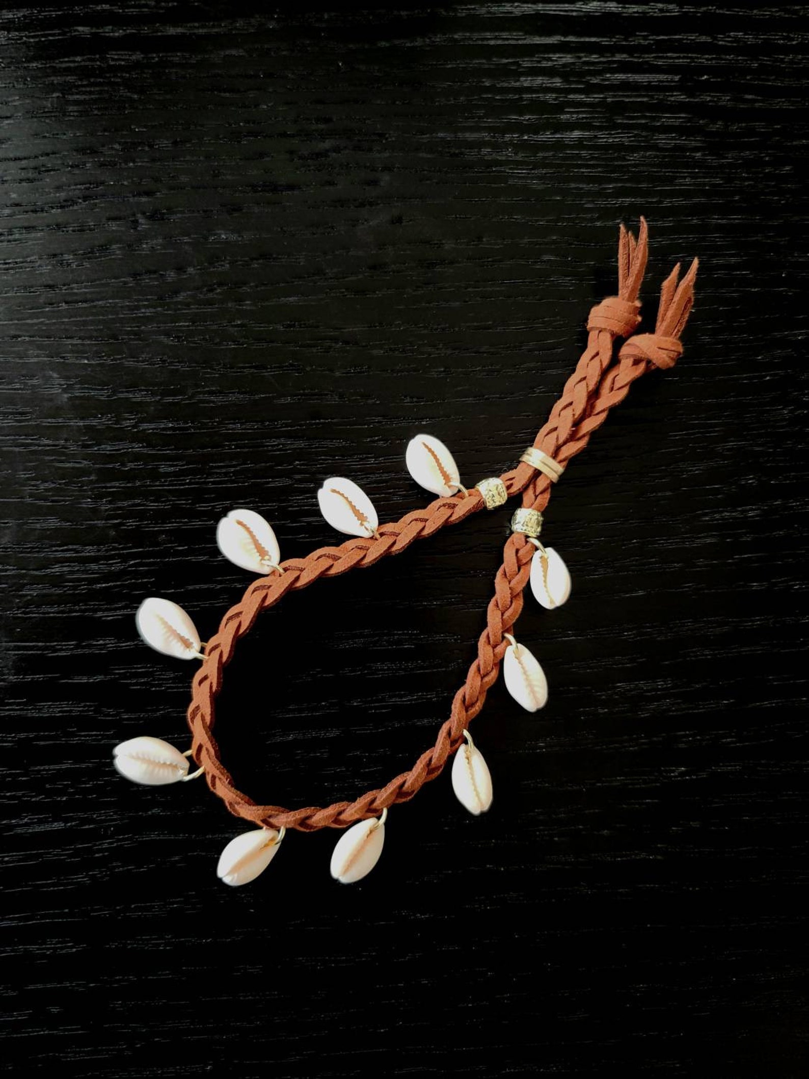 Cowrie Shell Braided Anklet Beach Accessory Boho Chic - Etsy