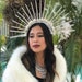 Muse Spiked Halo Crown, Sunburst White Headpiece, Gala Headband ...