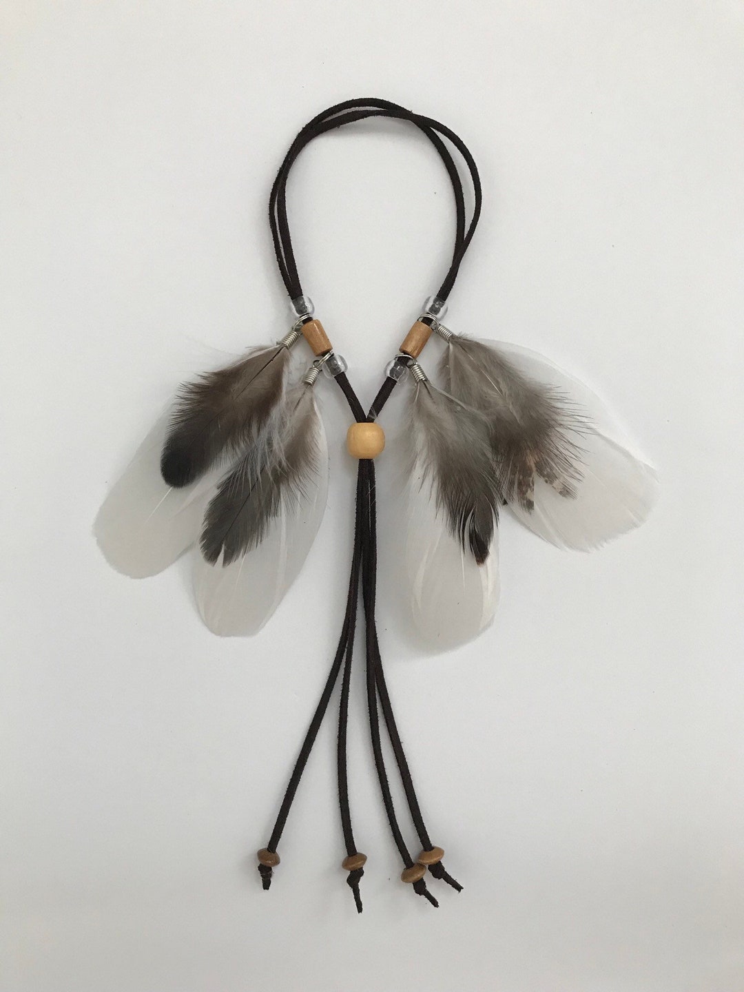 Texas Tribal Armband - Unisex Arm Cuff, Natural Feather Arm Accessory ...