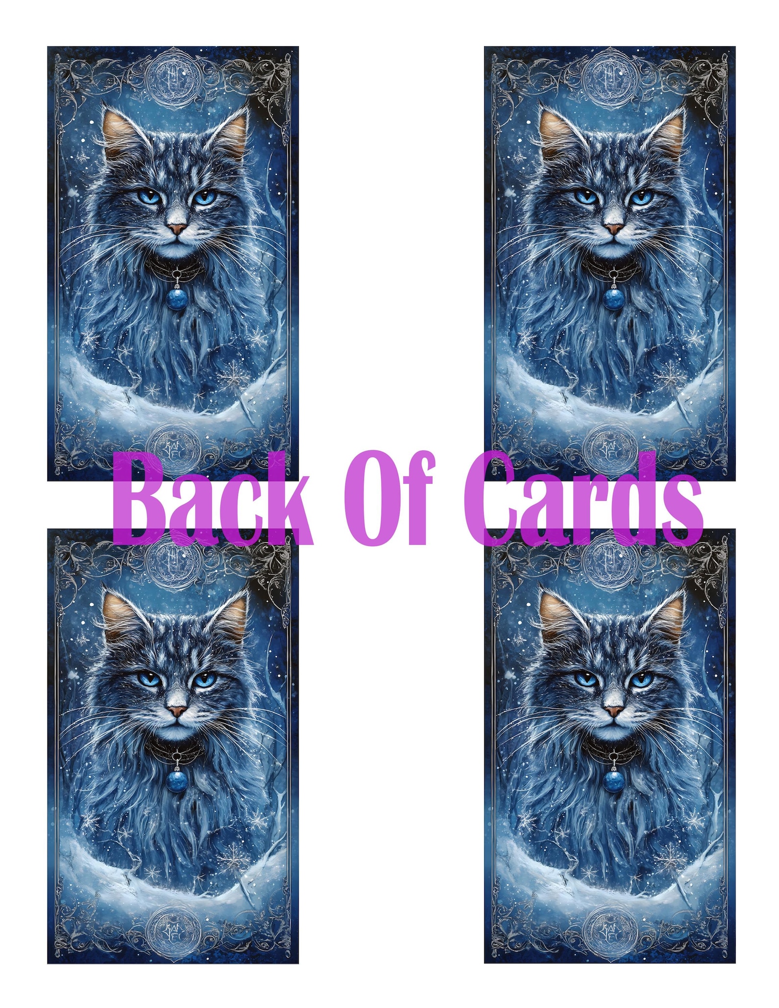 Yule Cat Oracle Cards, Jólakötturinn Icelandic Cat Printable Oracle ...