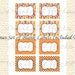 FALL FOOD Labels, Thanksgiving Editable Labels, Thanksgiving Printable ...