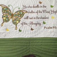 Embroidered Scripture Quilt, Bible Verses, Bible Blocks, Embroidery ...