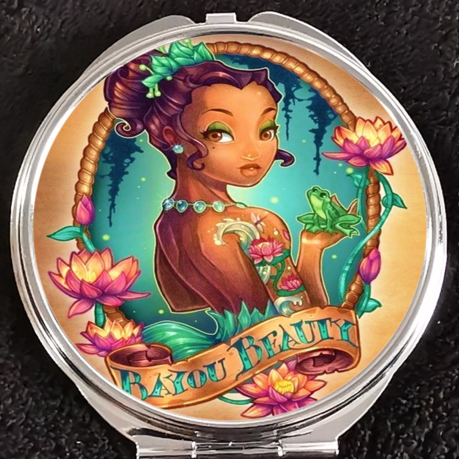 Princess & the Frog Tiana Bayou Beauty Tattoo Flash Art Pinup - Etsy
