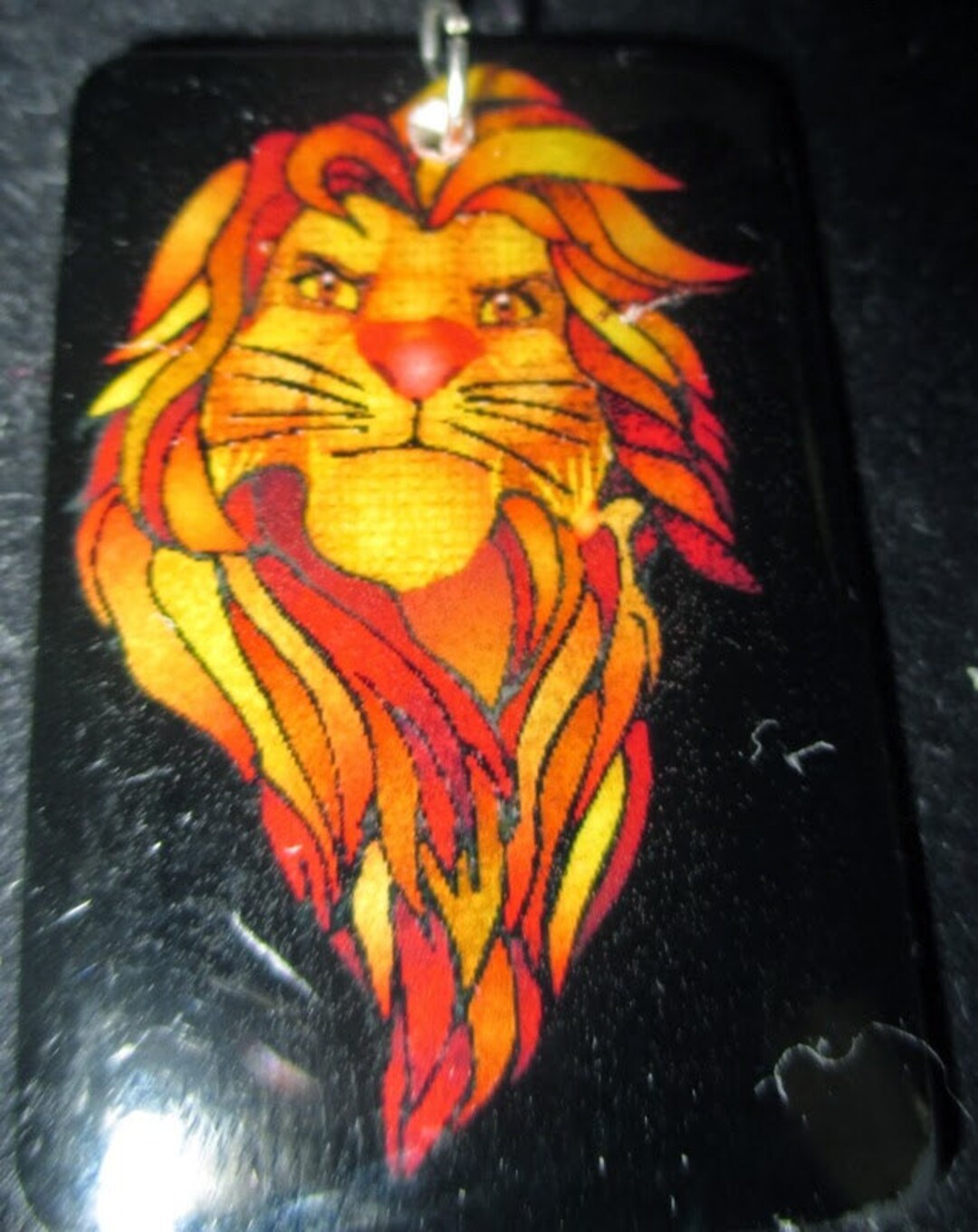 Lion King Simba Resin Silver Disney Pendant Necklace Jewelry Pride - Etsy