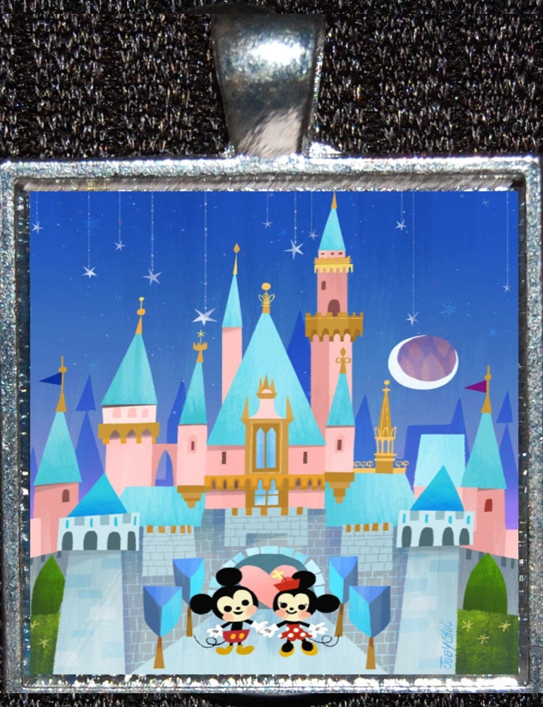 Mickey And Minnie Disneyland Castle