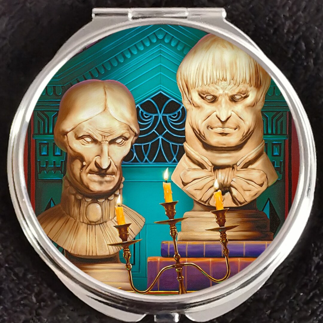 Haunted Mansion Moving Eyes Statues Ghost Halloween Disneyland Walt ...