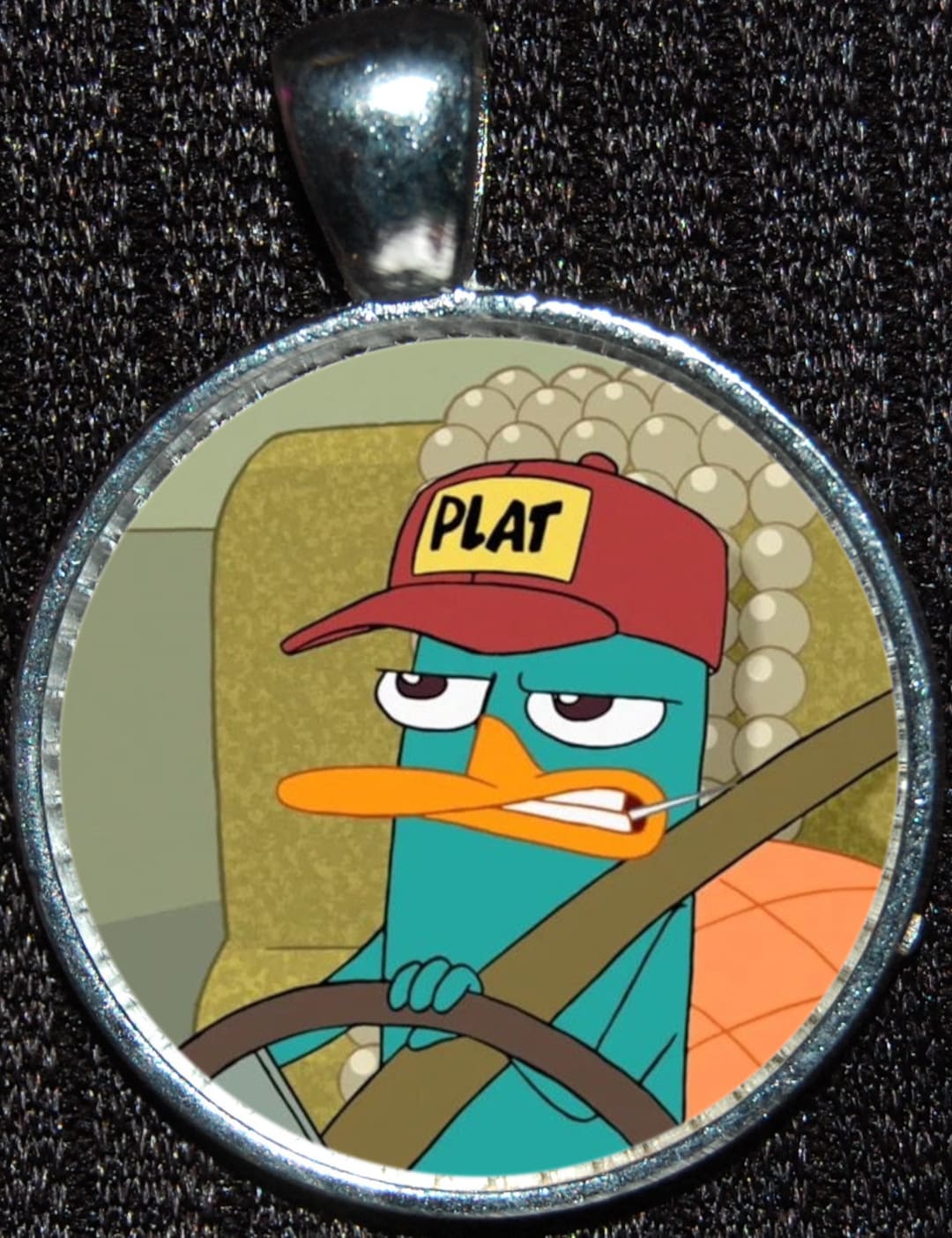 Perry the Platypus Phineas & Ferb Cartoon Silber Disney Anhänger ...