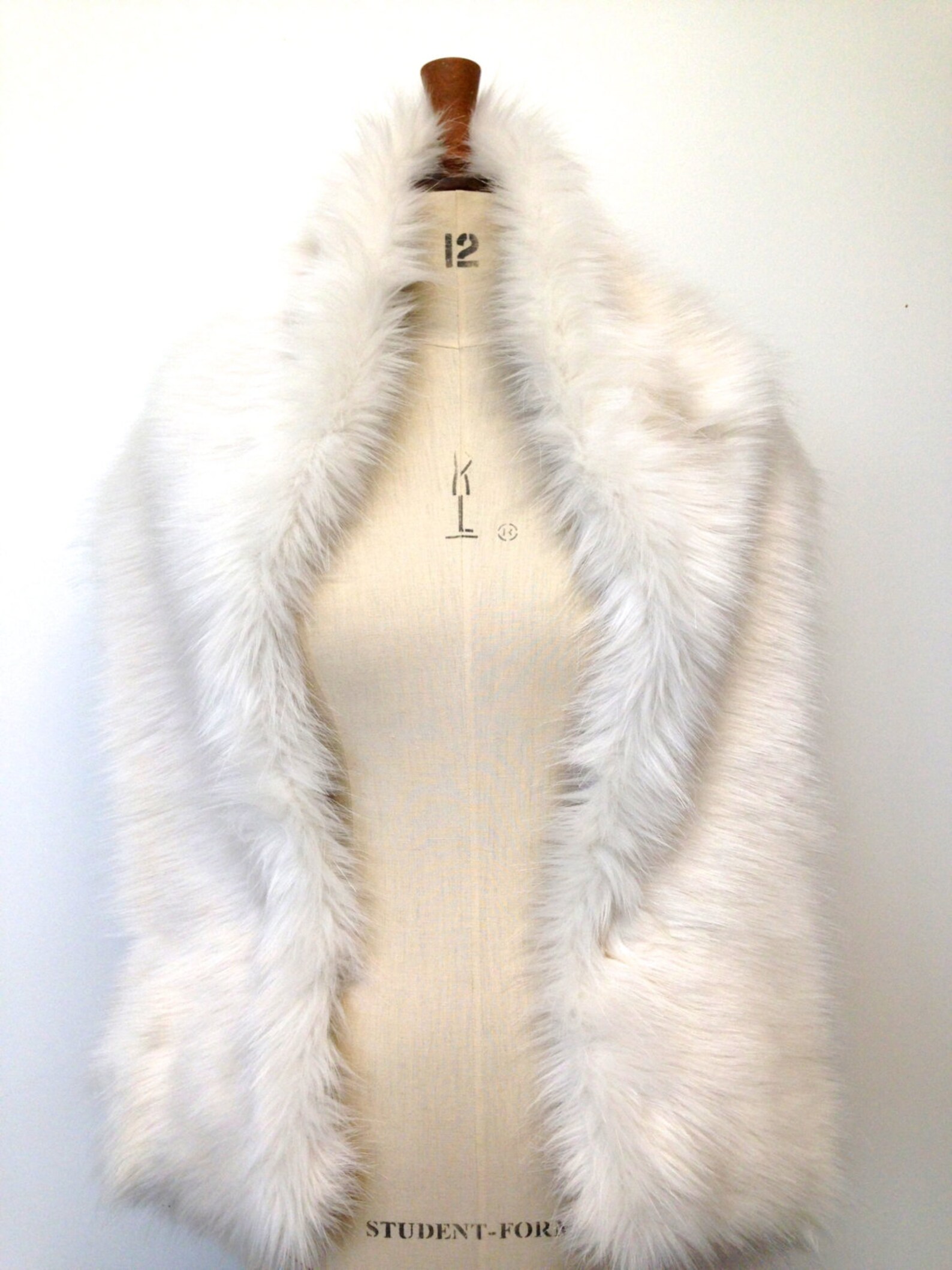 Ivory Fur Stole - Wedding Stole Ivory Faux Fur Shawl - Ivory Fur Bridal ...