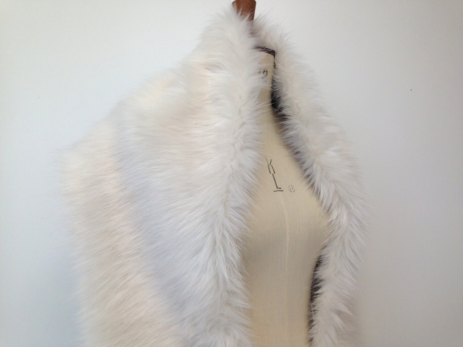 Ivory Fur Stole Wedding Stole Ivory Faux Fur Shawl Ivory | Etsy