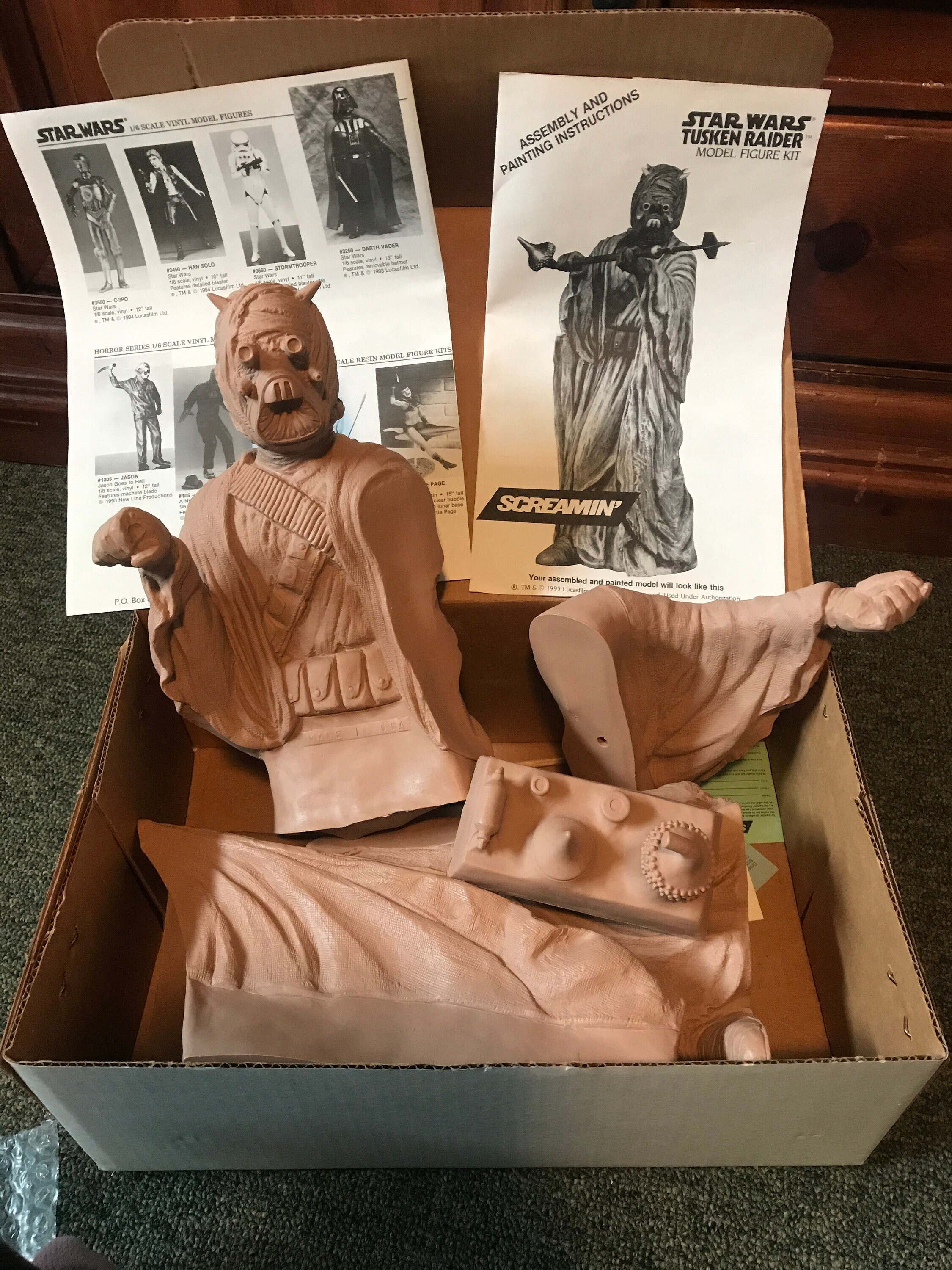 Star Wars Screamin Tuscan Raider 1/4 Scale Model Kit 1995 - Etsy Canada