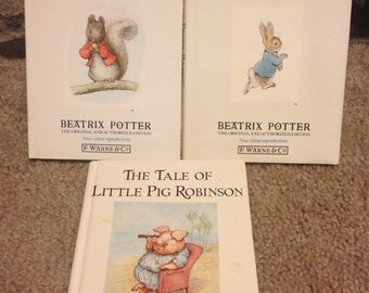 Beatrix Potter Mini Books - Etsy