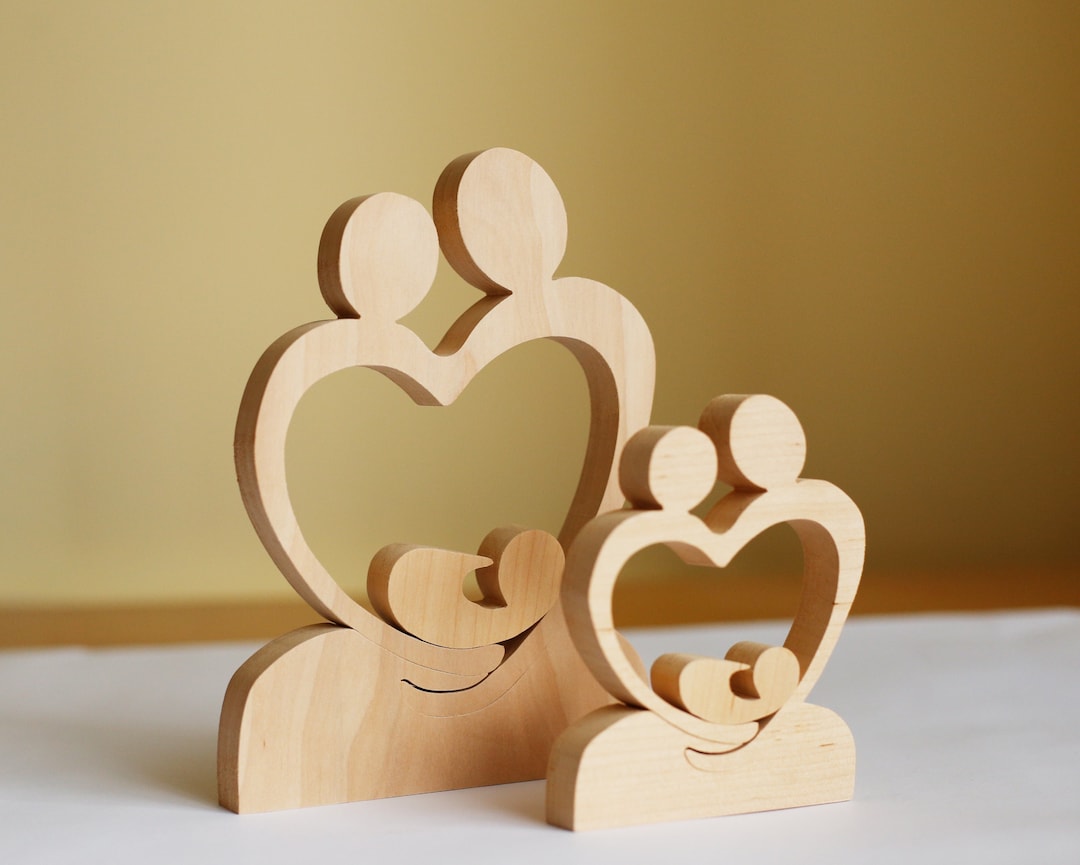 Baby Loss Memorial Sculpture Embryo in Heart Gift for Couples ...