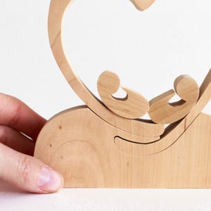 Baby Loss Memorial Sculpture. Embryo in Heart Ornament. Sympathy Gift ...