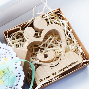 Baby Loss Memorial Sculpture Embryo in Heart Gift for Couples ...