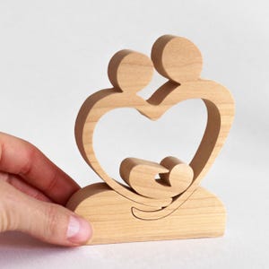 Baby Loss Memorial Sculpture. Embryo in Heart Ornament. Sympathy Gift ...