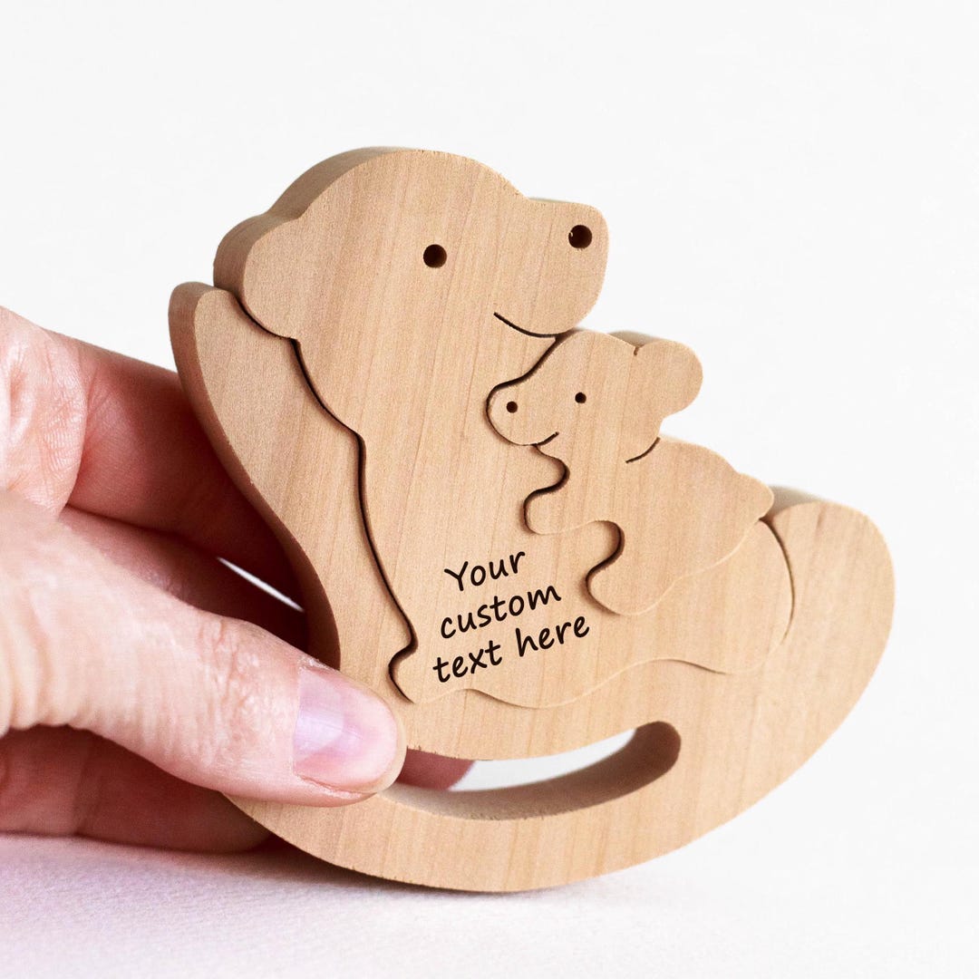 Personalized Bear Nanny With Baby Figurine. Gift for New Grandmothers ...