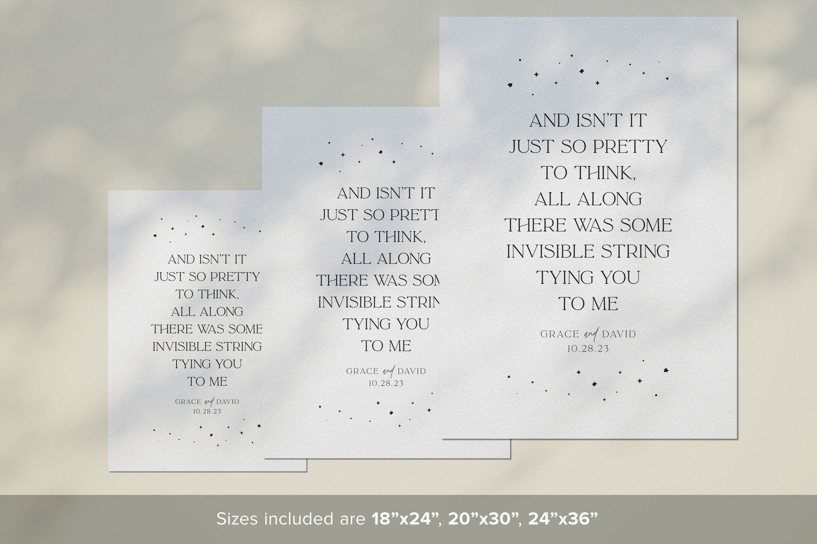 Invisible String Taylor Swift Inspired Wedding Signage - Etsy