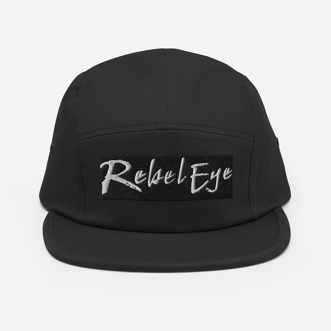 Embroidered Rebel Eye 5-panel Cap: Cotton Sport Hat - Etsy