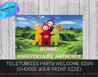Teletubbies Invite - Etsy UK