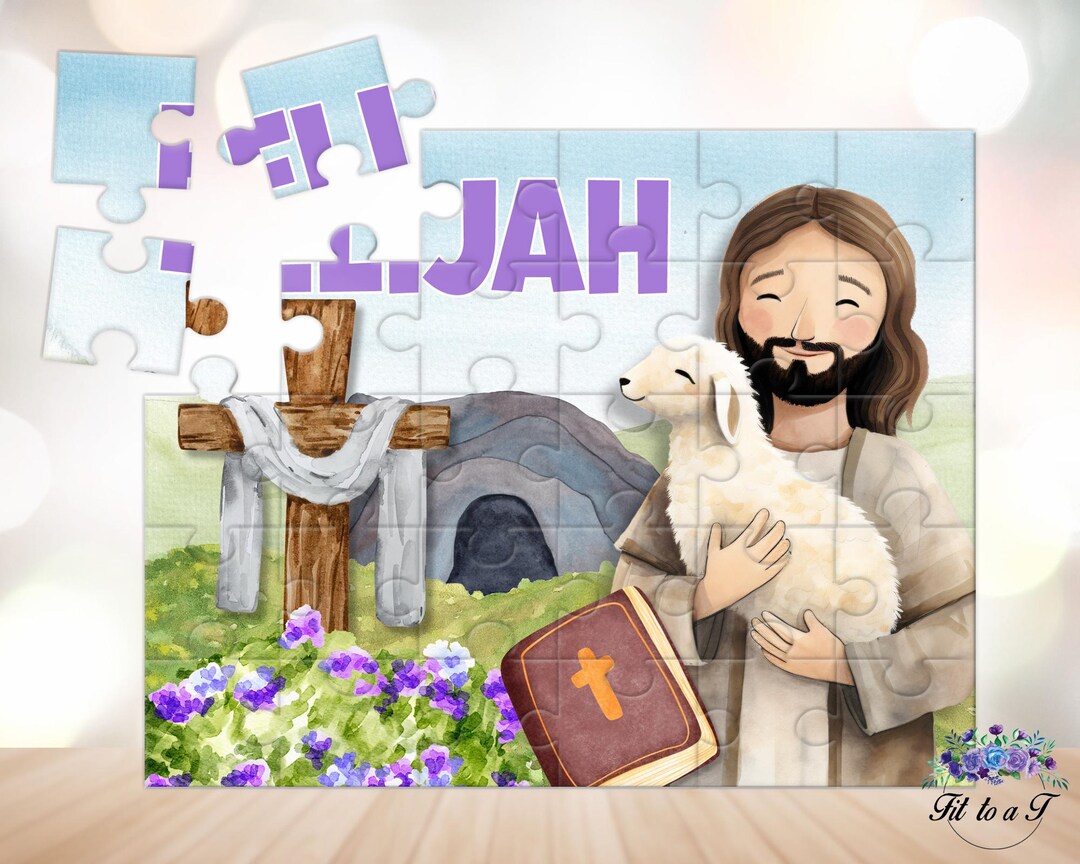 Personalized Easter Jigsaw Puzzle, Educational Toys, Easter Basket ...