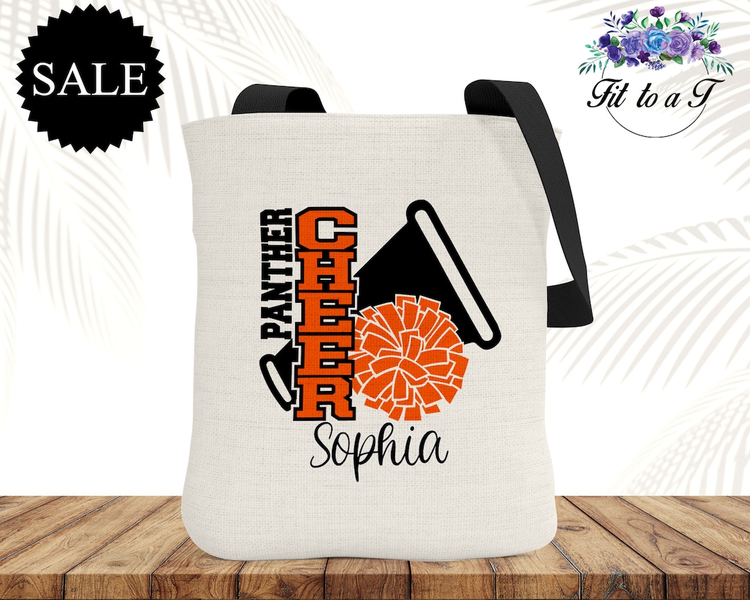 Personalized Cheer Tote Bag, Cheer Team Gift, Cheer Coach Gift, Cheer ...