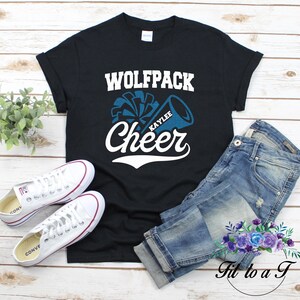 Cheer T-shirt Personalized With Mascot Name, Cheer Camp T-shirt, Cheer ...