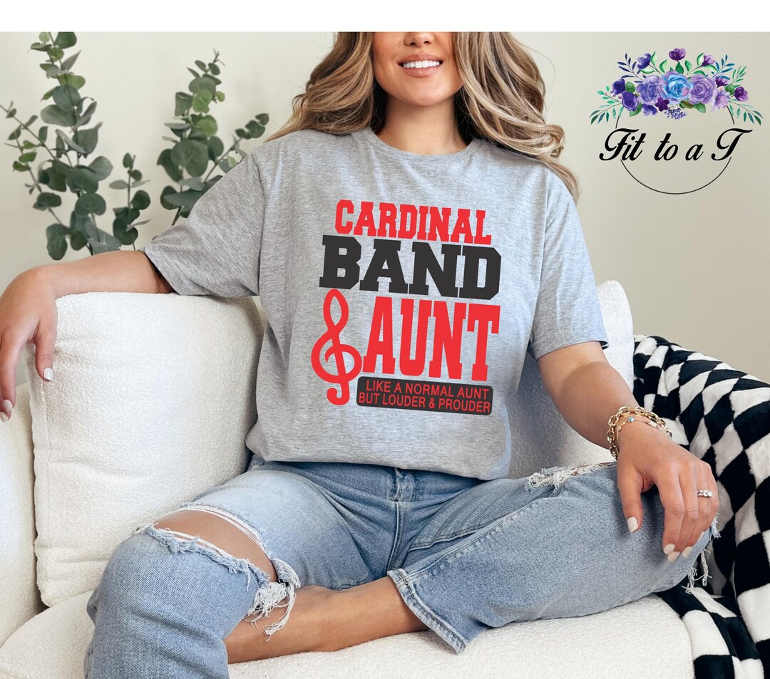 Marching Band Aunt T-shirt, Band Aunt T-shirt, Custom Band Shirt, Band ...