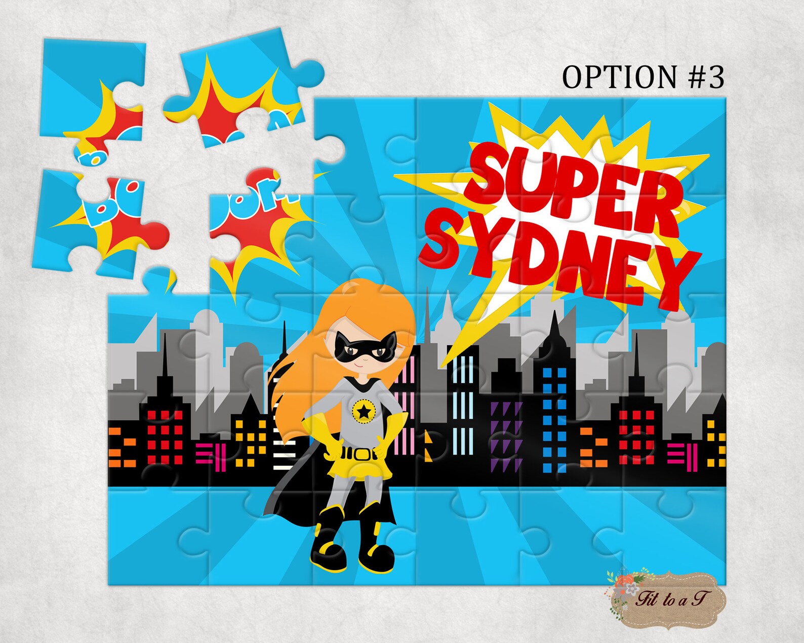 Personalized Superhero Jigsaw Puzzle Personalized Gifts for - Etsy