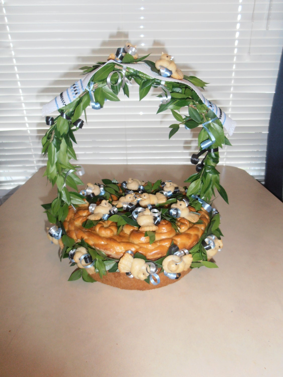 Medium Size Fully Decorated Korovai ukrainian Wedding Bread - Etsy