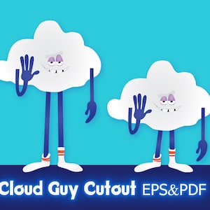 Cloud Guy Cutout! • Trolls Digital Print • Party Decor - Etsy