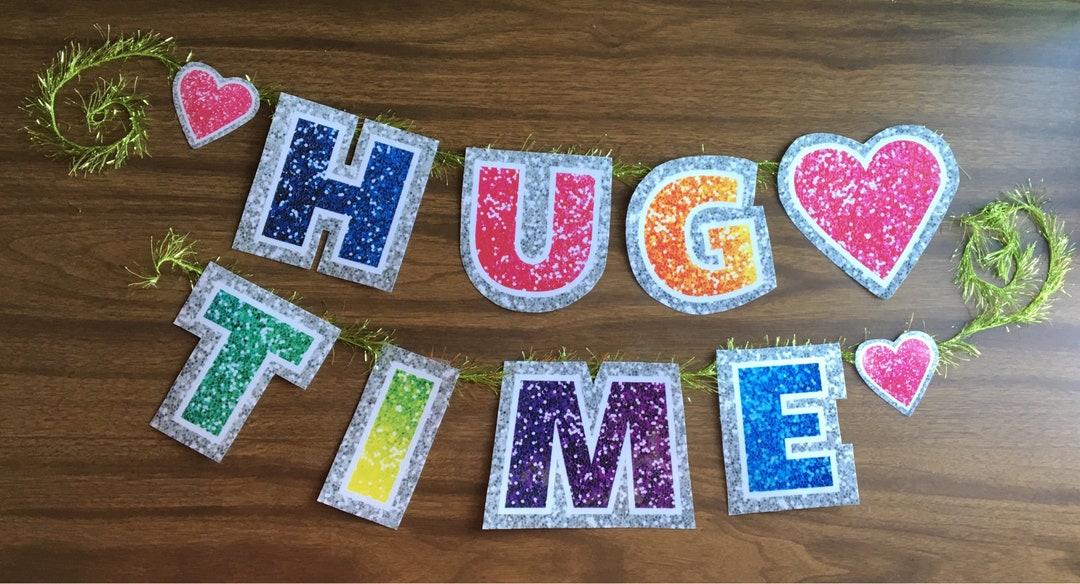 Trolls HUG TIME Banner Digital Print Trolls Party Decor - Etsy