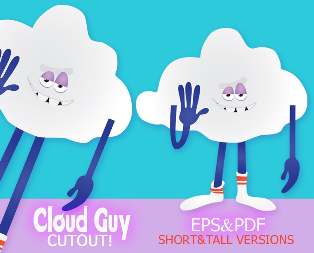 Cloud Guy Cutout! • Trolls Digital Print • Party Decor - Etsy