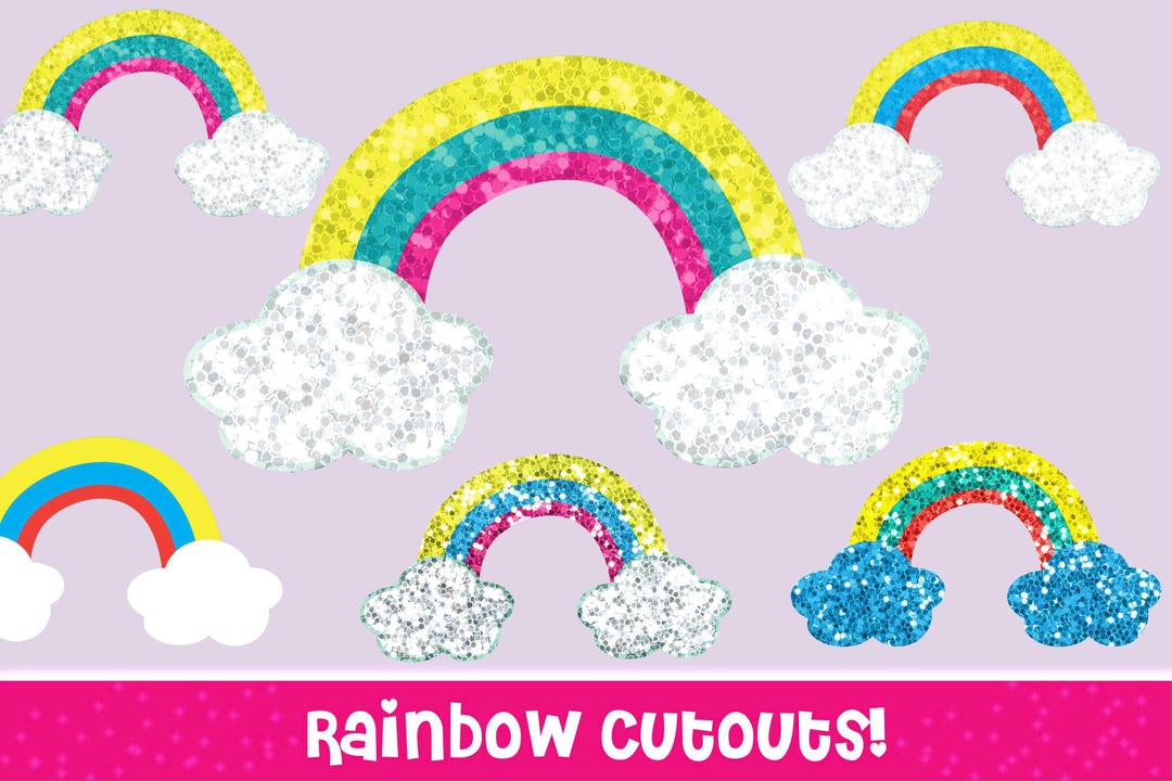 Rainbow Cutouts! • Digital Print • Trolls Party Decor - Etsy