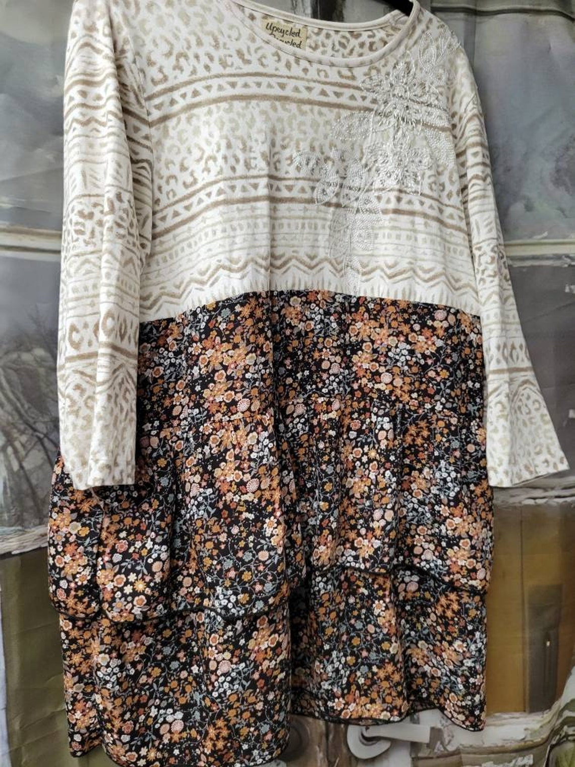 Romantic Chic Tunic Length Tiered Top PLUS Size - Etsy