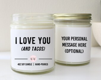 Taco candle | Etsy