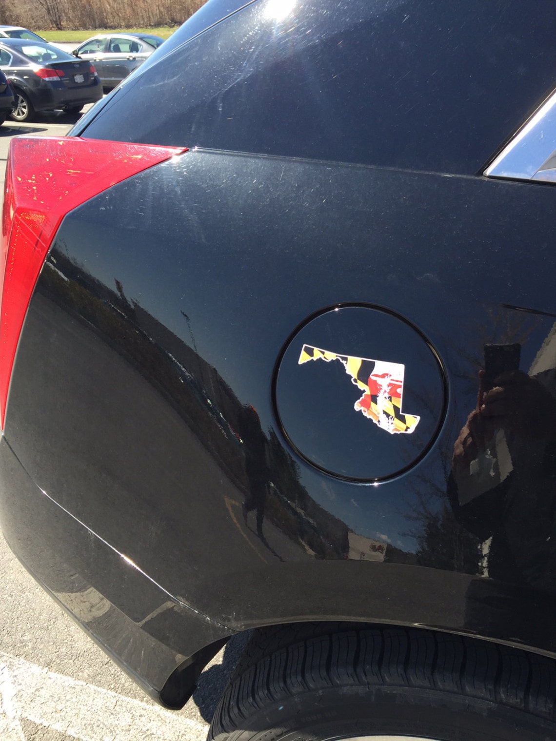 Maryland Flag in State Vinyl Decal - 5" - FREE SHIPPING - Etsy