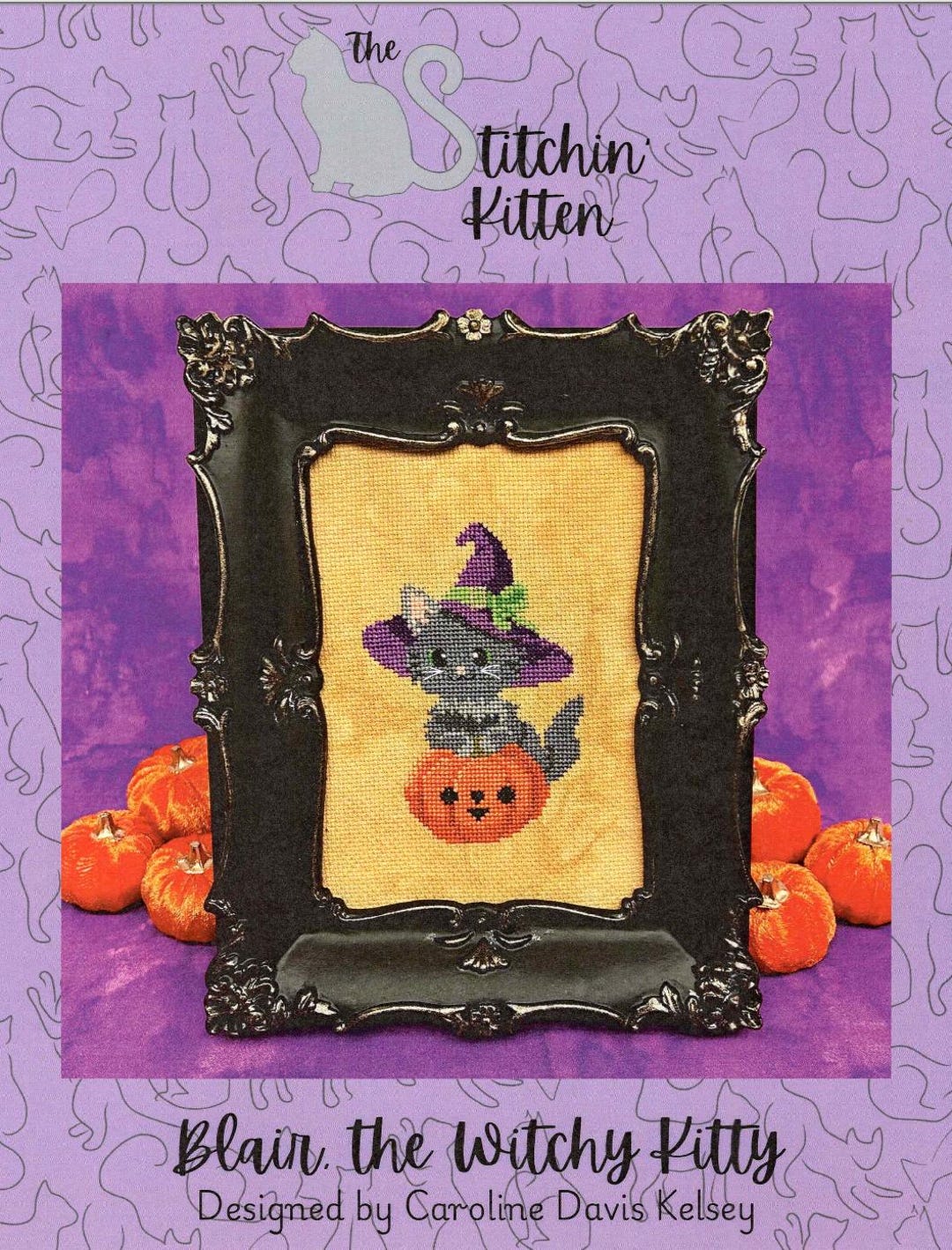 Stitchin Kitten Blair the Witchy Kitty - Etsy