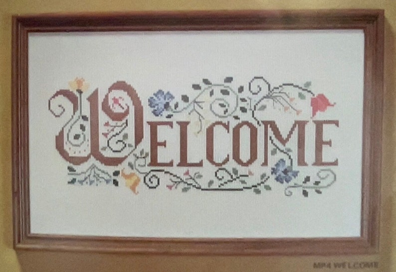 Astor Place Welcome Victorian Motto - Etsy