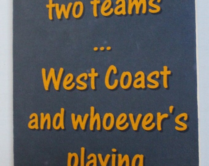 West Coast Eagles Versus Freo Sign Aussie Rules Football - Etsy
