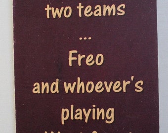 Freo Fremantle Dockers Simple Game Sign Aussie Rules Footy Football ...