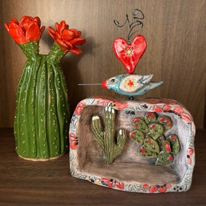 Desert Pottery Shrine Nicho Hand Built Pottery Clay Shrine Remembrance ...