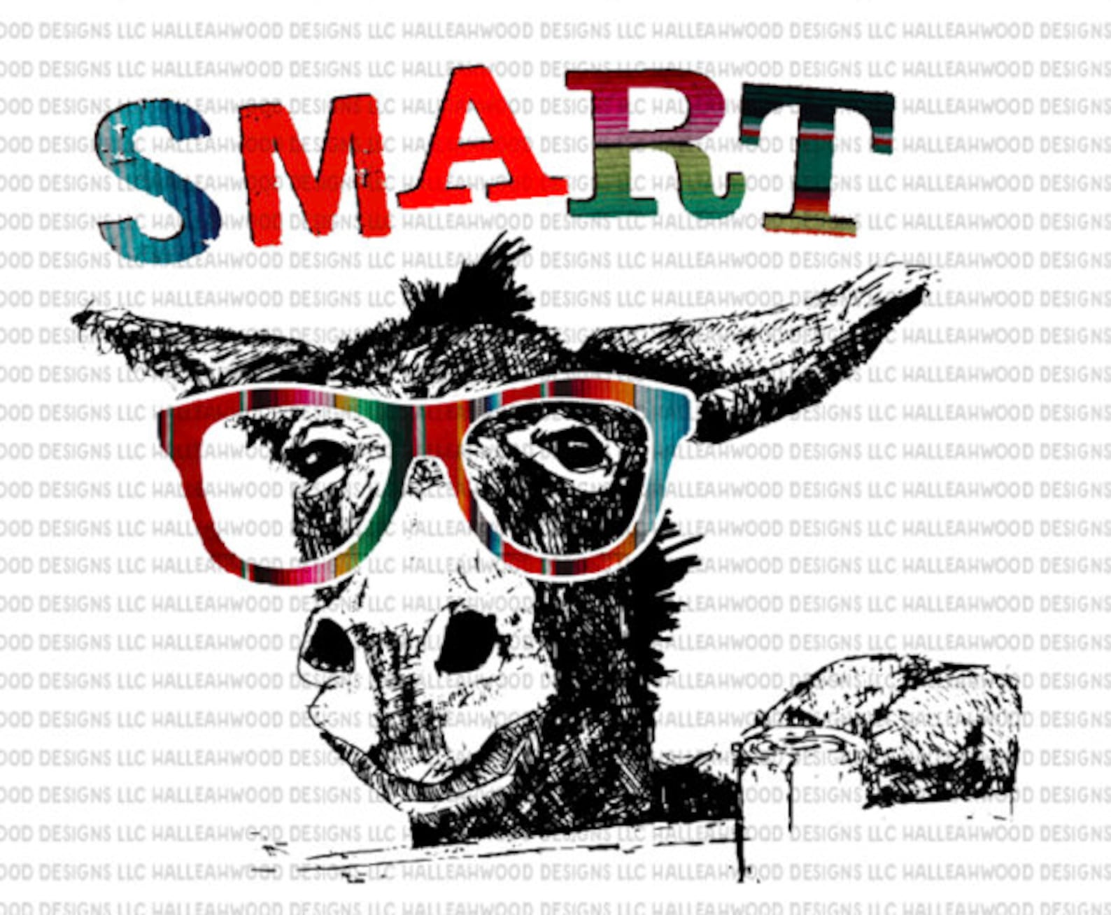 Smart "donkey"- Digital Design - Etsy