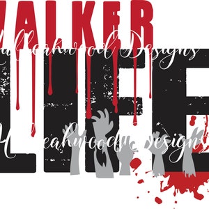 Zombie/walker DIGITAL DESIGN - Etsy