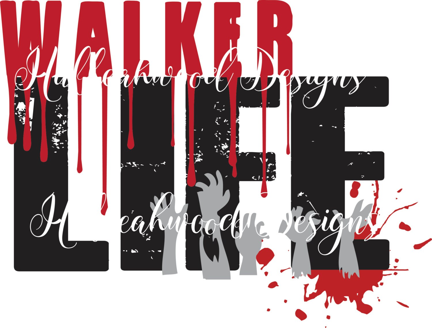 Zombie/walker DIGITAL DESIGN - Etsy