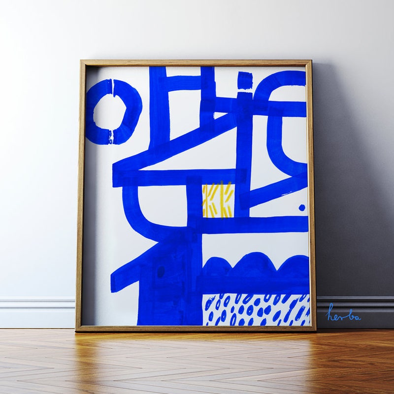 Minimal Abstract Art - Etsy UK