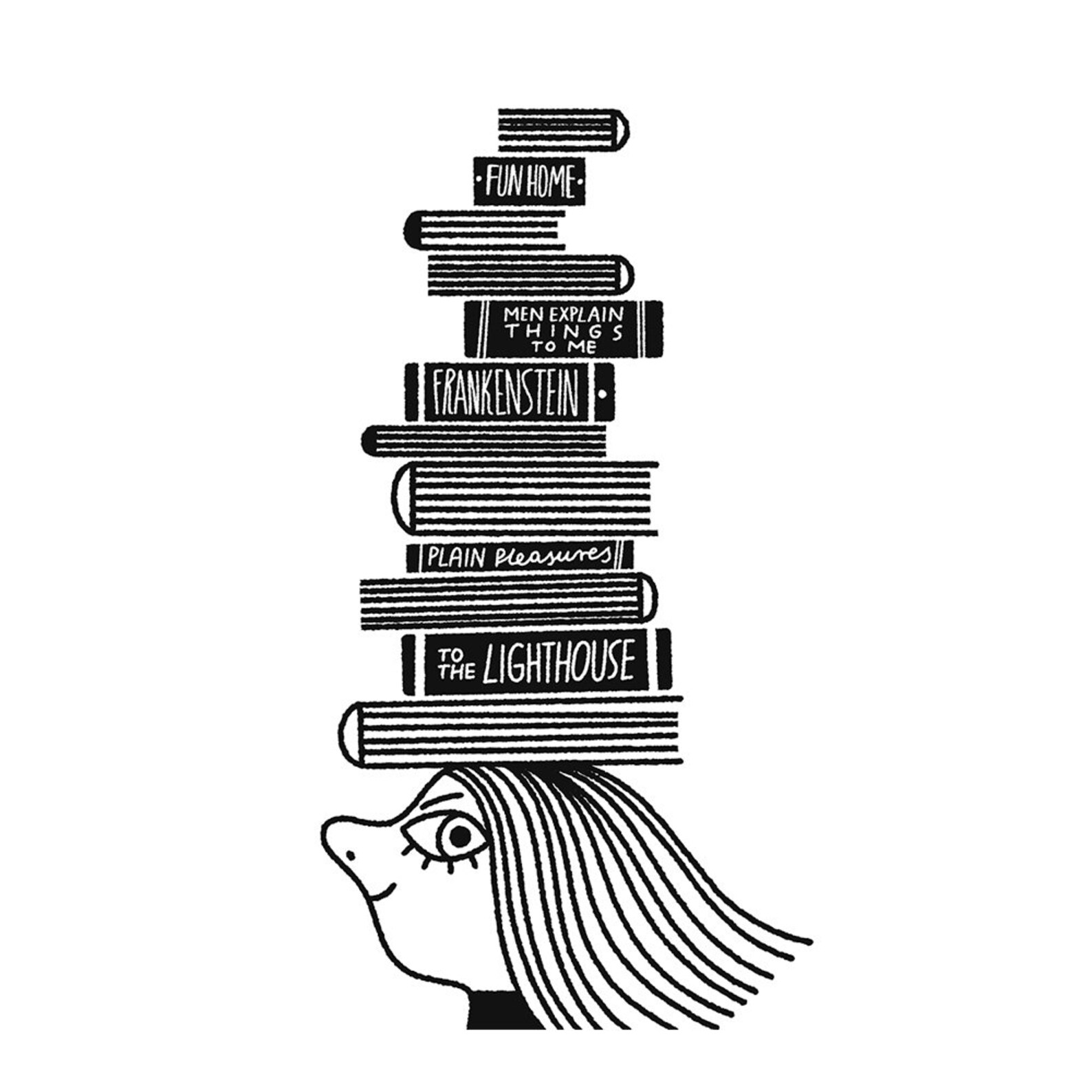 Book Lovers. Bibliophilia. Illustration Art. Giclée Print on - Etsy