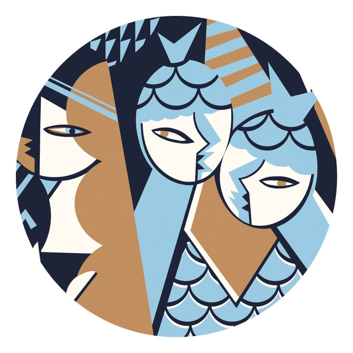 Zodiac Signs Art Print / Zodiac Illustration Giclée Print / | Etsy