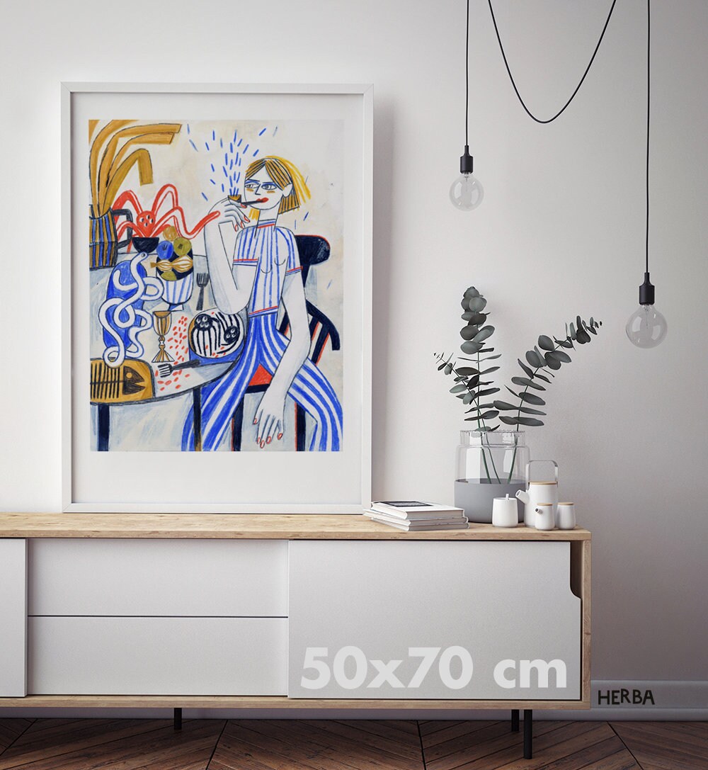 Art Print: Octopus / Fine Art Print on Archival Paper / Cubist | Etsy