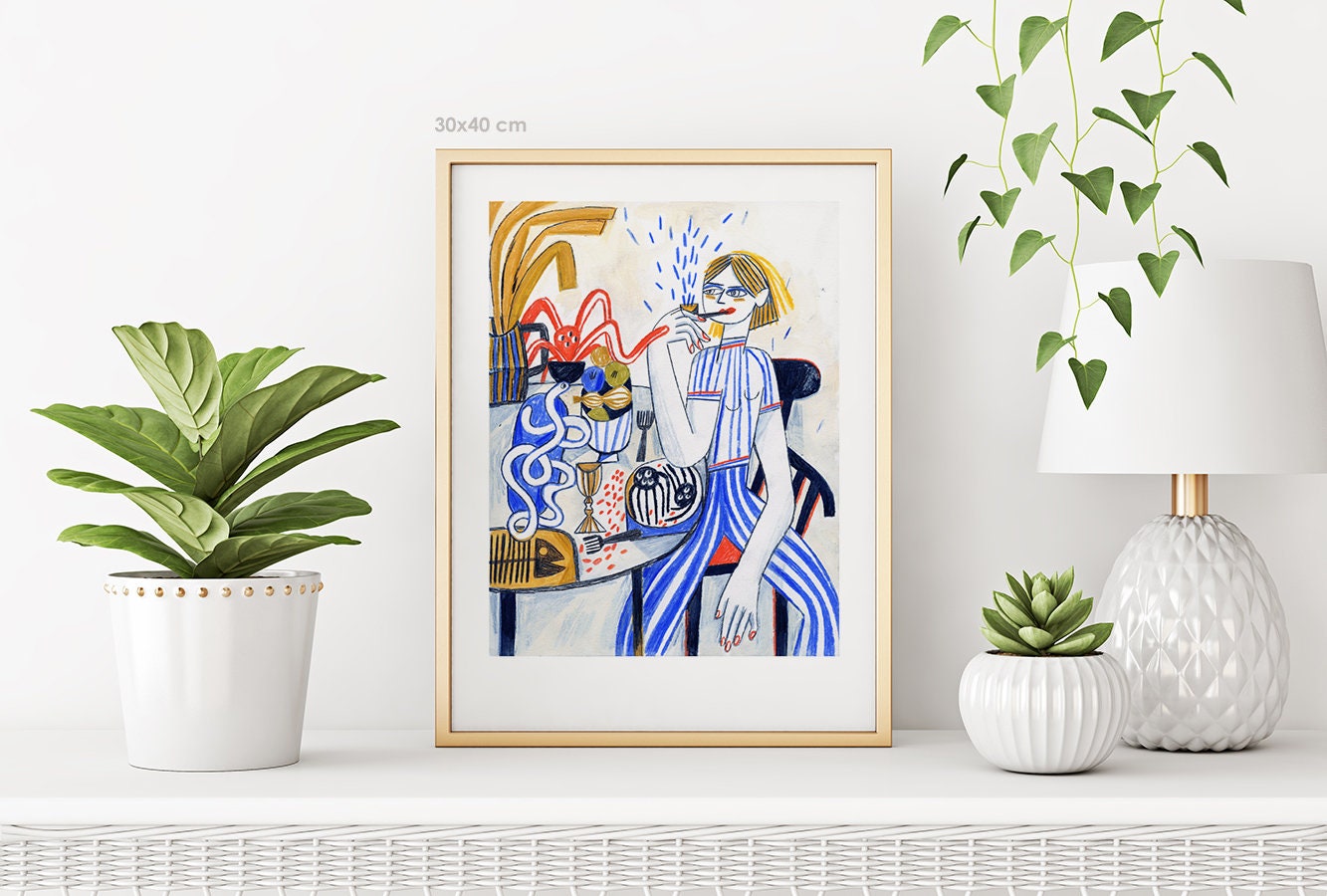 Art Print: Octopus / Fine Art Print on Archival Paper / Cubist | Etsy